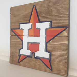 Houston Astros, Custom Art, Hand Carved and Painted on Wood - Etsy
