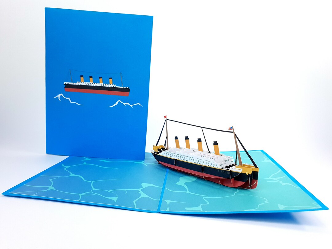 Boat Liverpool Pop up Kirigiami 3D Cards Handmade Uniqe Birthday ...