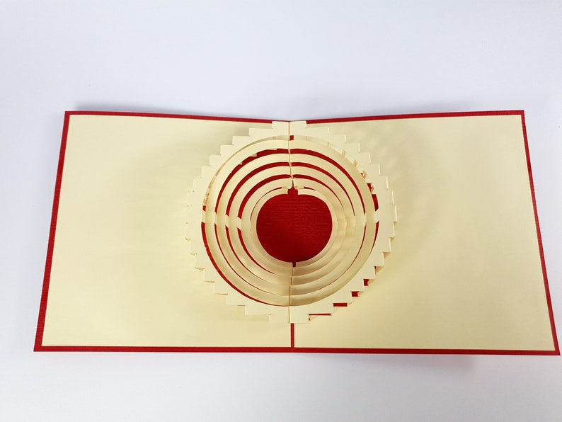 Colosseum Pop up Kirigiami 3D Cards Handmade Uniqe Birthday | Etsy