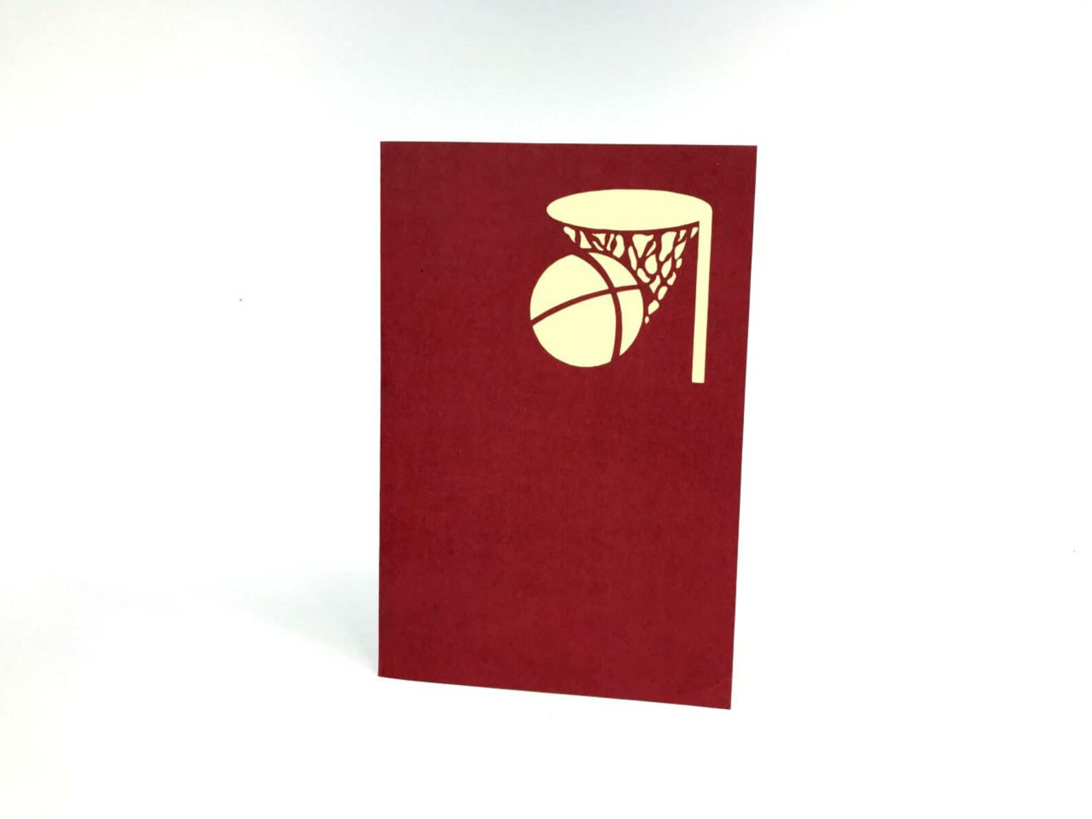 Basketball Pop up Kirigiami 3D Cards Handmade Uniqe Birthday - Etsy