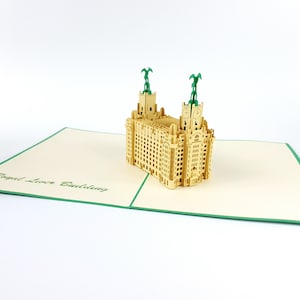 Liverpool Liver Building Pop up Kirigiami 3D Cards Handmade Uniqe ...