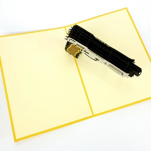 Gun Police FBI Father Pop up Kirigiami 3D Cards Handmade Uniqe Birthday ...