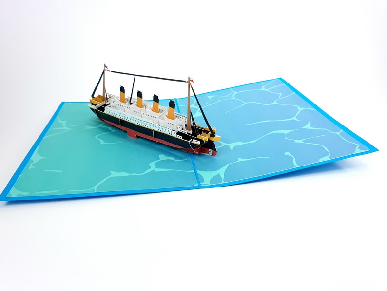 Boat Liverpool Pop up Kirigiami 3D Cards Handmade Uniqe | Etsy