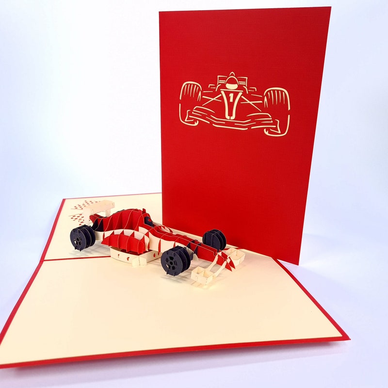 Ferrari F1 Birthday Cards - Etsy