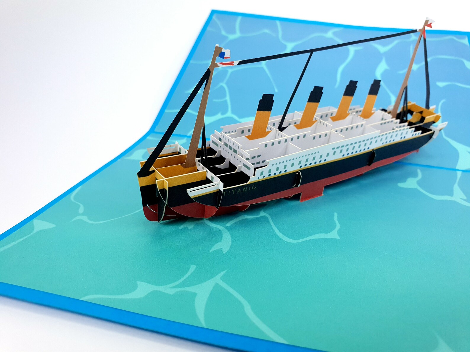 Boat Liverpool Pop up Kirigiami 3D Cards Handmade Uniqe - Etsy