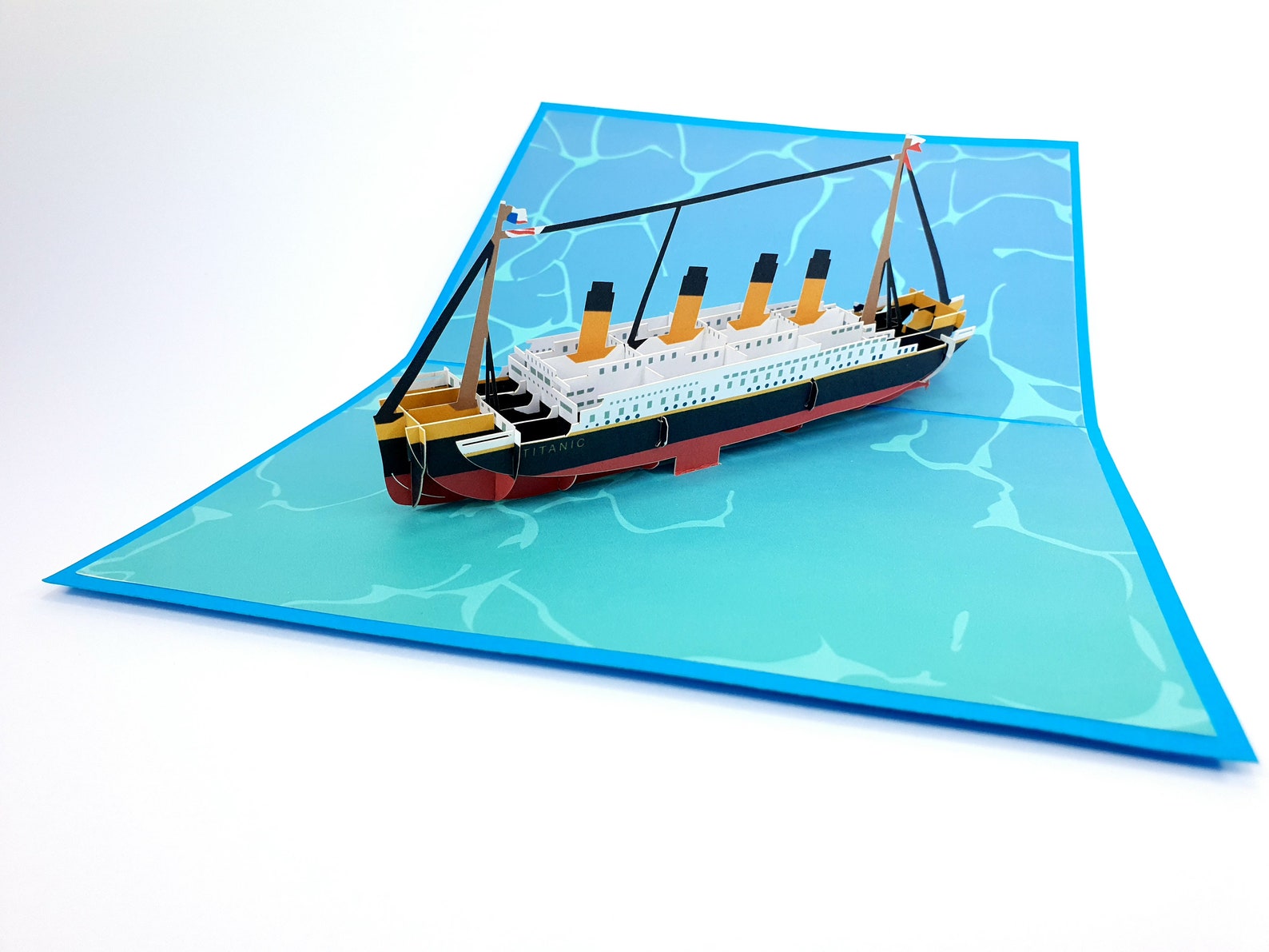 Boat Liverpool Pop up Kirigiami 3D Cards Handmade Uniqe | Etsy