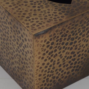 Antique Tissue Box Cover, Brass Tissue Dispenser, Bronze Tissue Cover ...