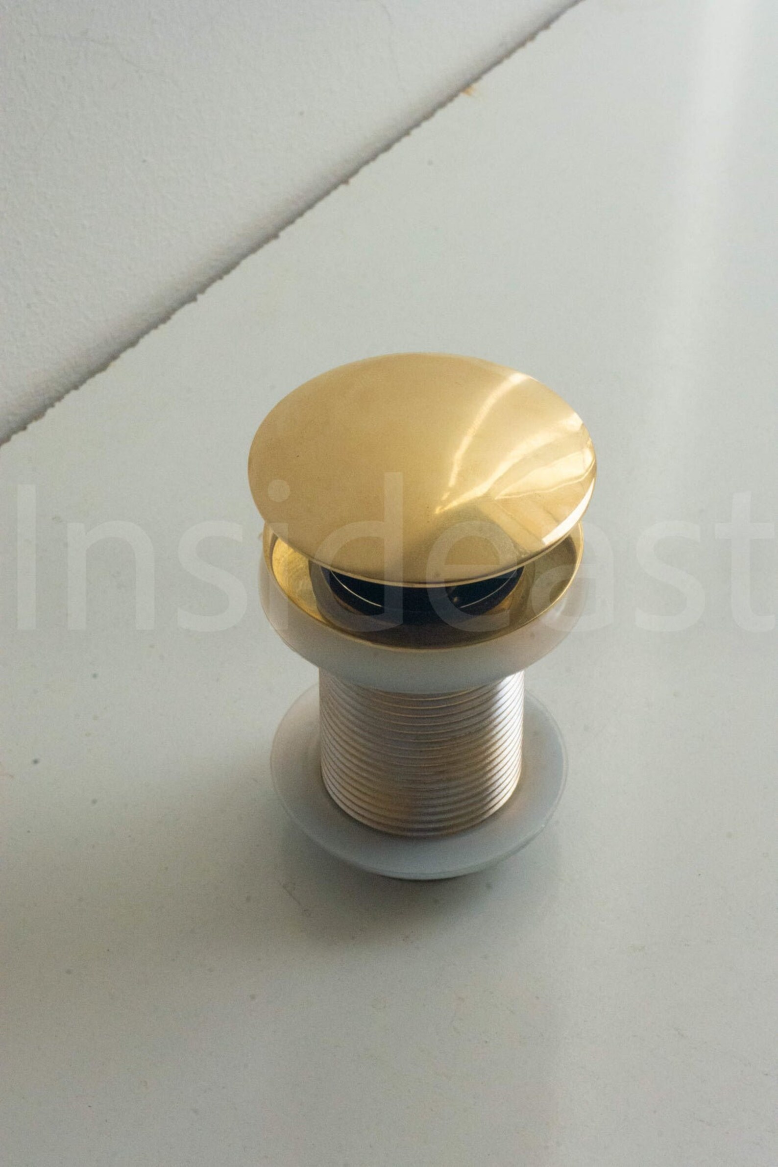 Solid Brass Drain Push up Button - Etsy