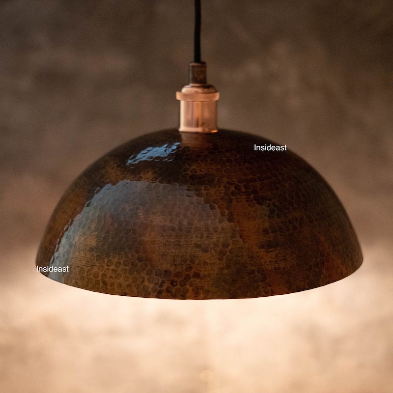 Copper Pendant Light - Etsy