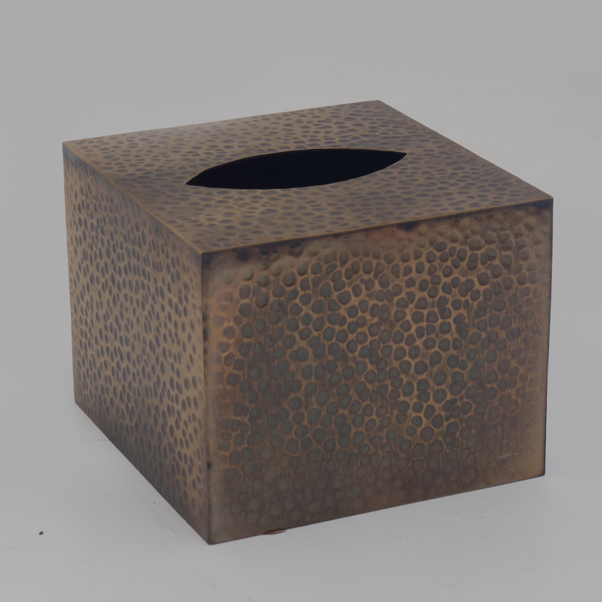 Antique Tissue Box Cover, Brass Tissue Dispenser, Bronze Tissue Cover ...
