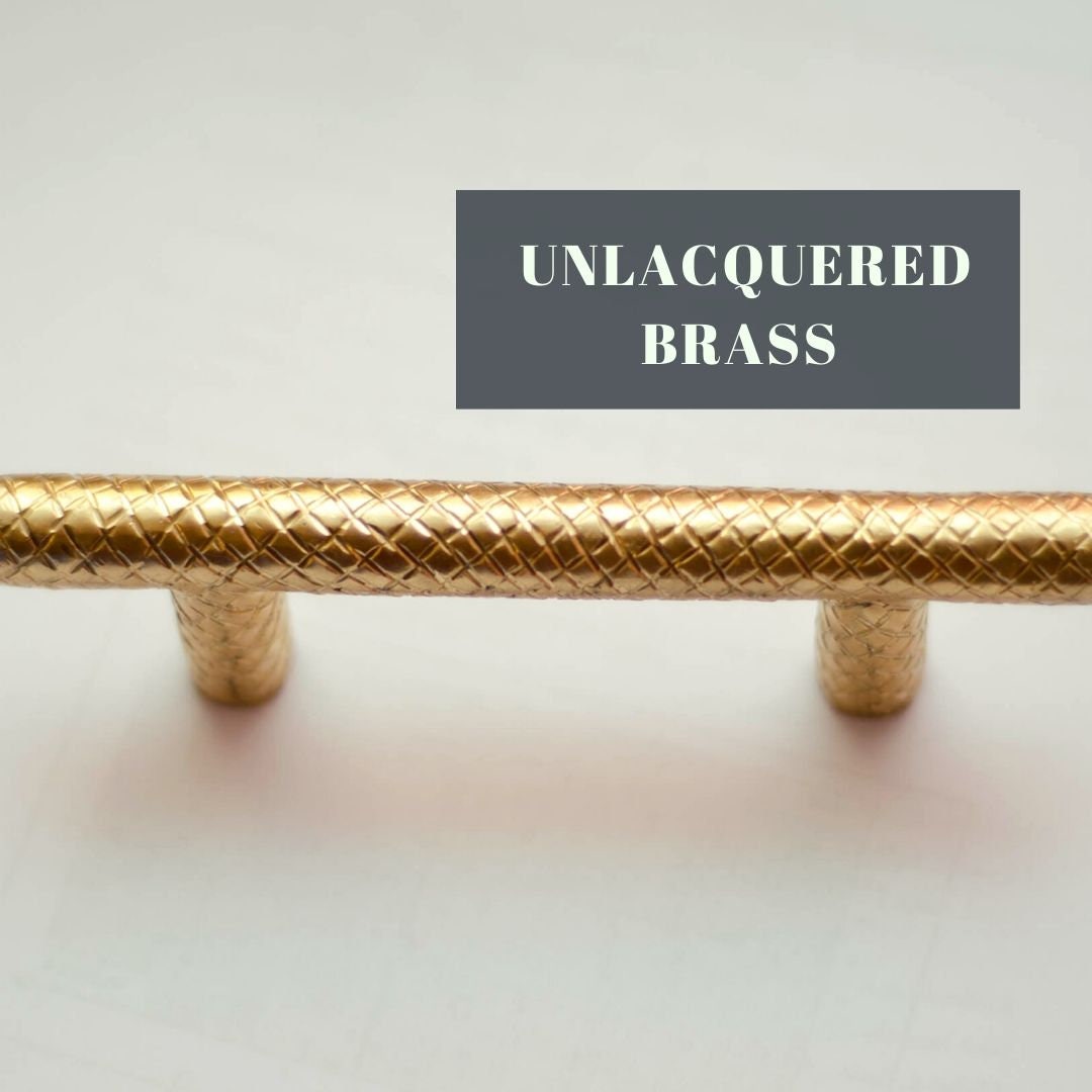 Brass Drawer Pulls, Kitchen Cabinet Pulls 4 Pack - Etsy