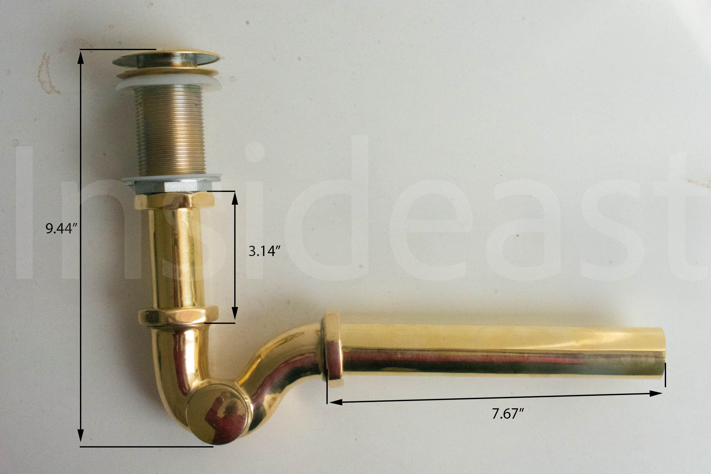 Solid Unlacquered Brass Sink Stopper Push up Button Pop up | Etsy
