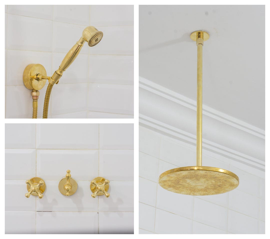 Shower System, Overhead Shower Handheld, Rainfall Shower System ...