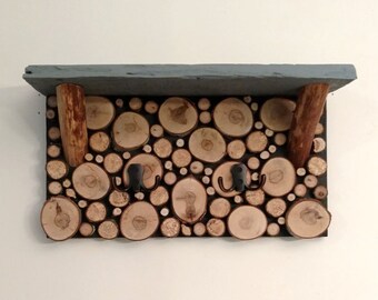 Log shelf | Etsy