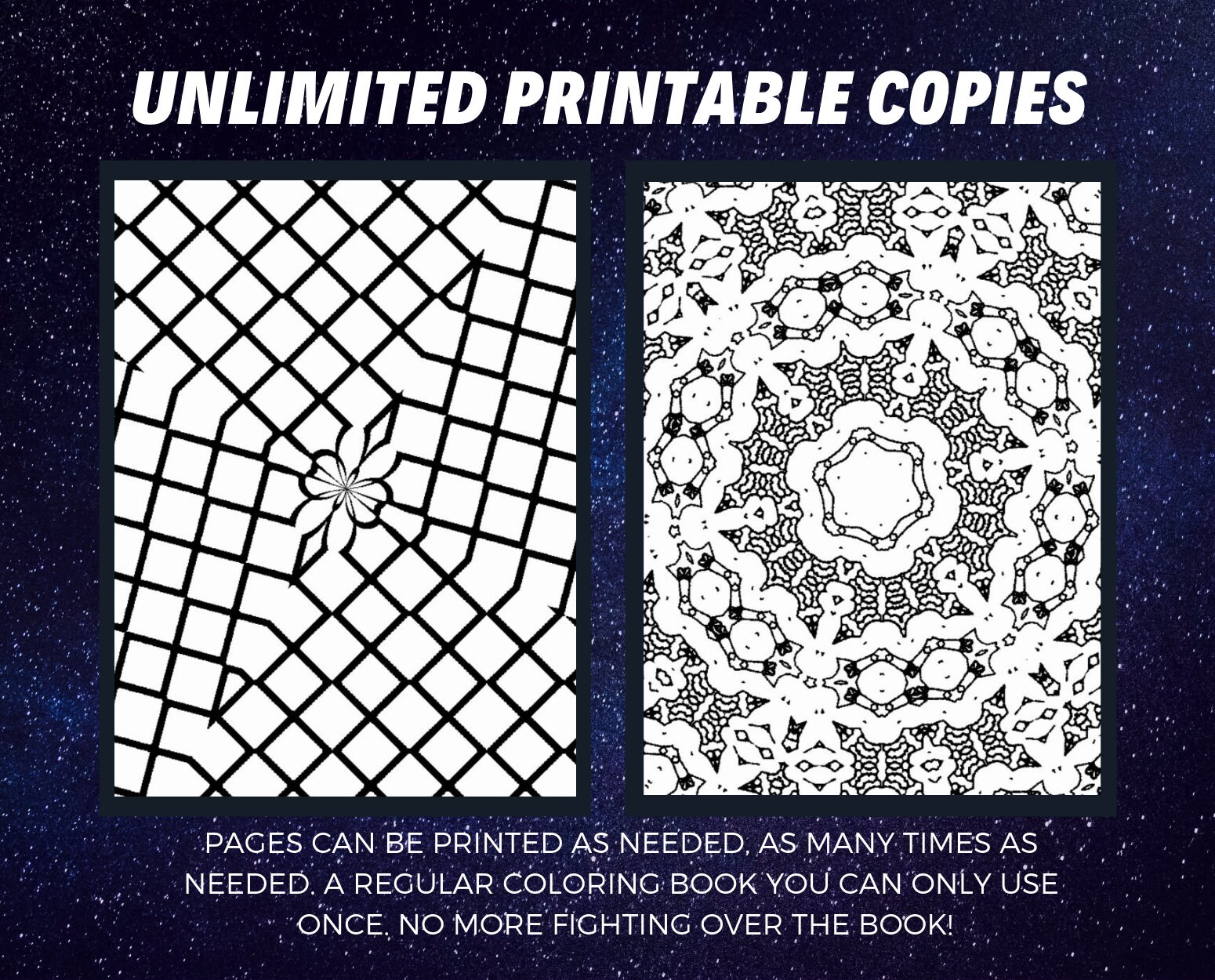 50 Pack Bundle 8x11 Coloring Page Instant Download Owl Llama Cactus ...