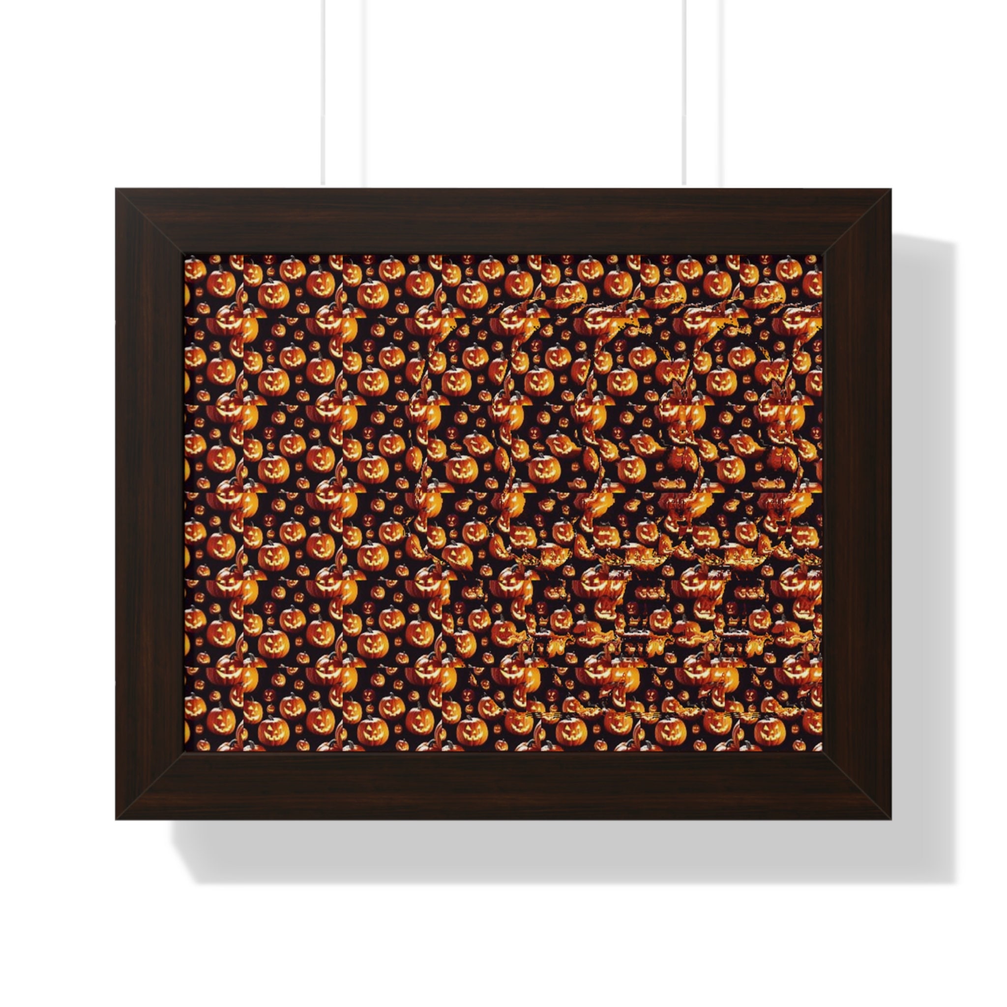 Skull STEREOGRAM Hidden 3D Poster With FRAME, MATTE Finish in Archive ...