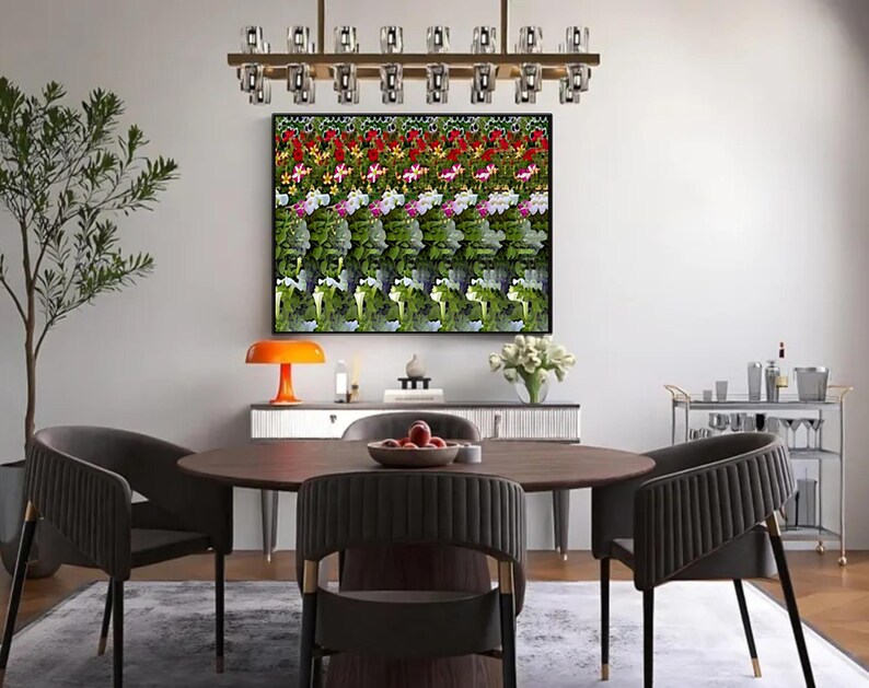 GARDEN BUTTERFLY Stereogram POSTER, Unframed 11x9, 14x11, 18x14, 20x16 ...