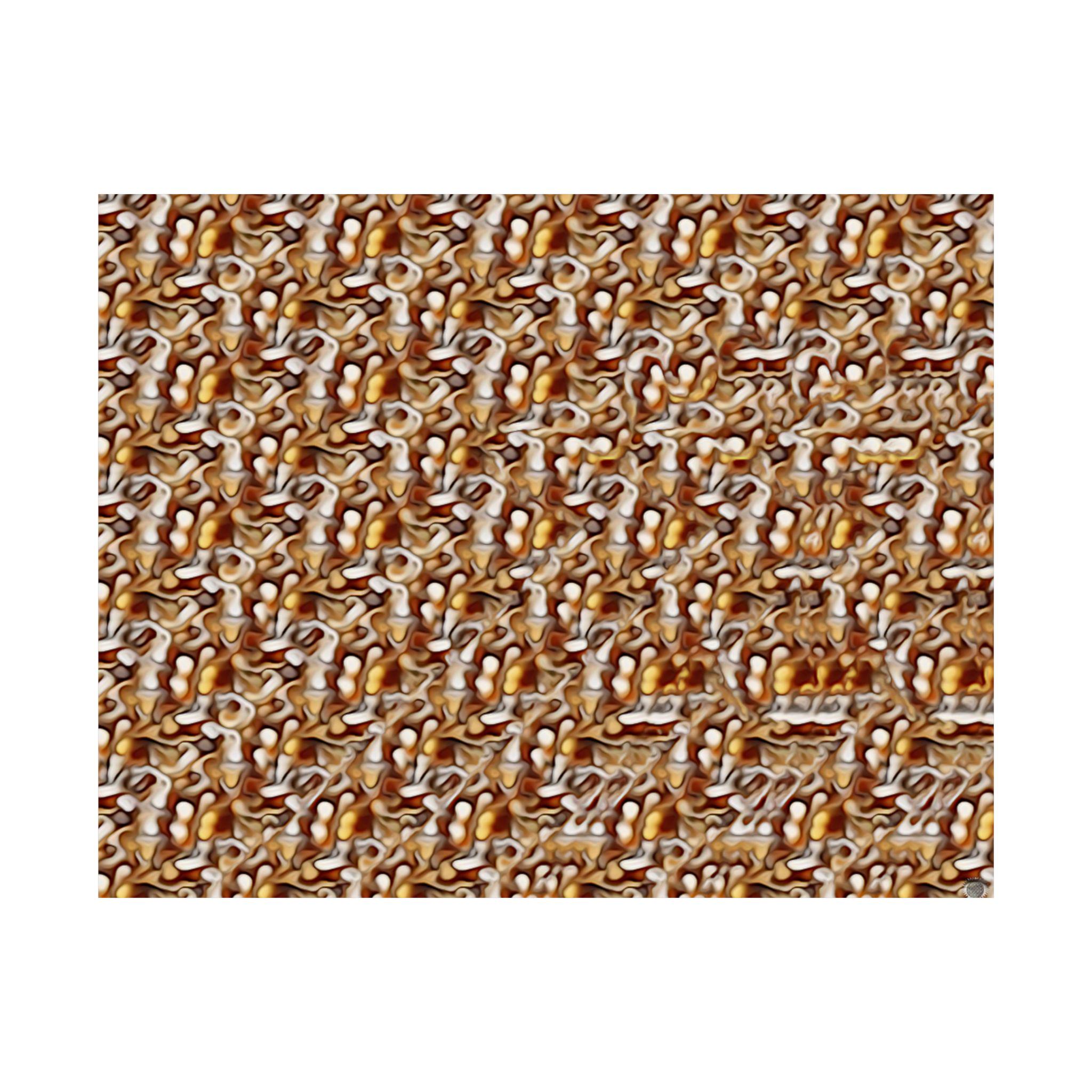 GIRAFFE STEREOGRAM POSTER, Unframed 11x9, 14x11, 18x14, 20x16, 24x20 ...