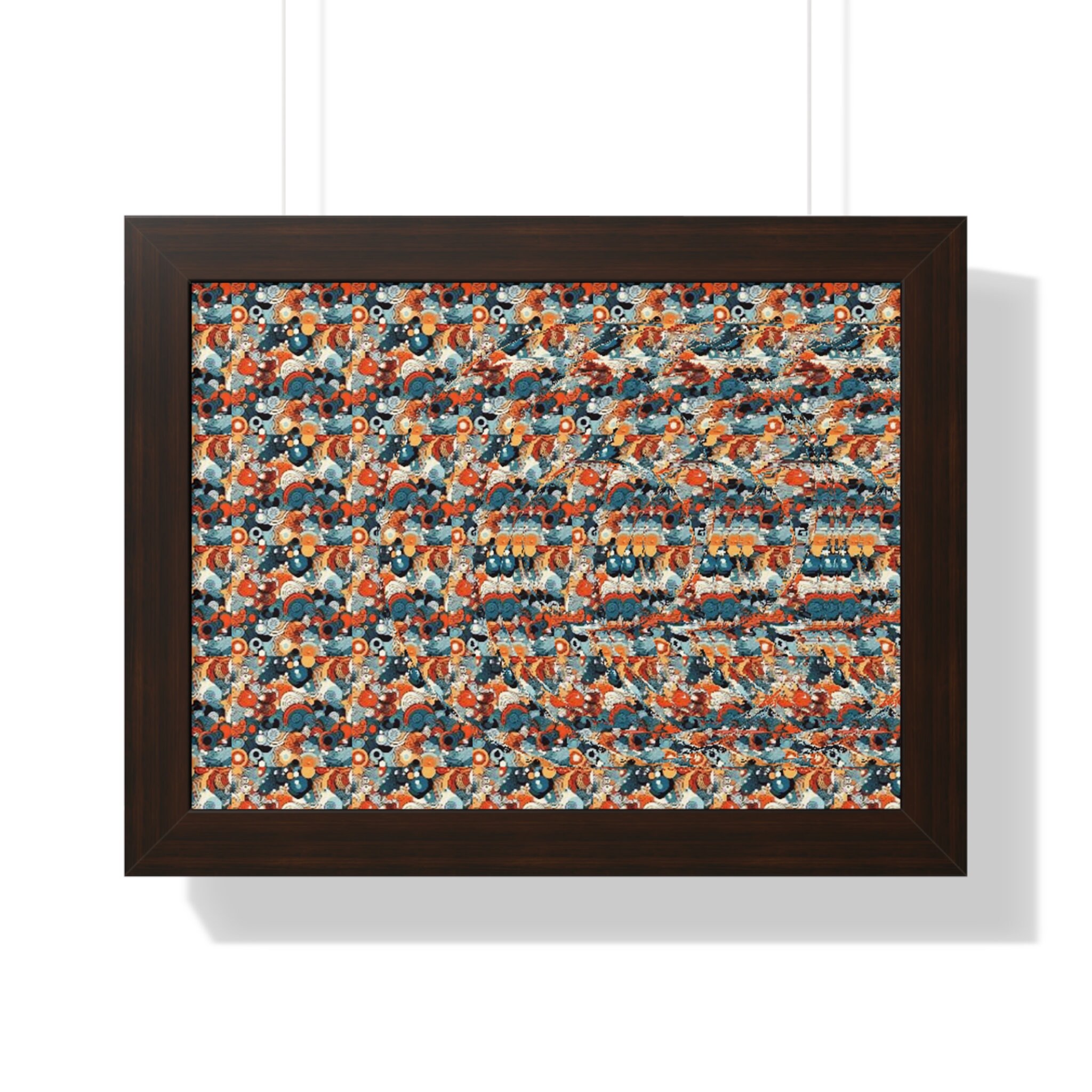 Twist STEREOGRAM Hidden 3D Poster With FRAME, MATTE Finish in Archive ...