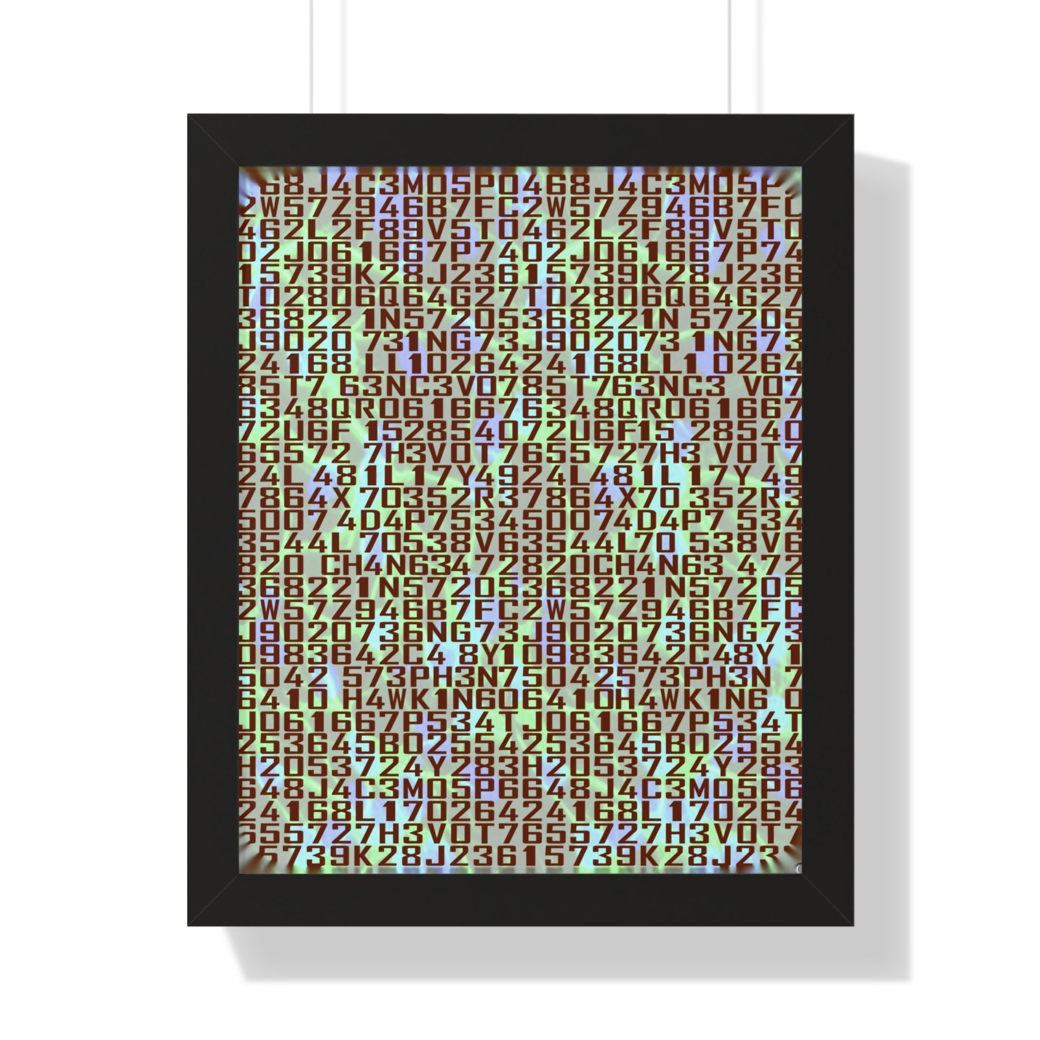 Intelligence STEREOGRAM Hidden 3D Poster With FRAME, MATTE Finish in ...