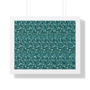 Turtle STEREOGRAM Hidden 3D Poster With FRAME, MATTE Finish in Archive ...