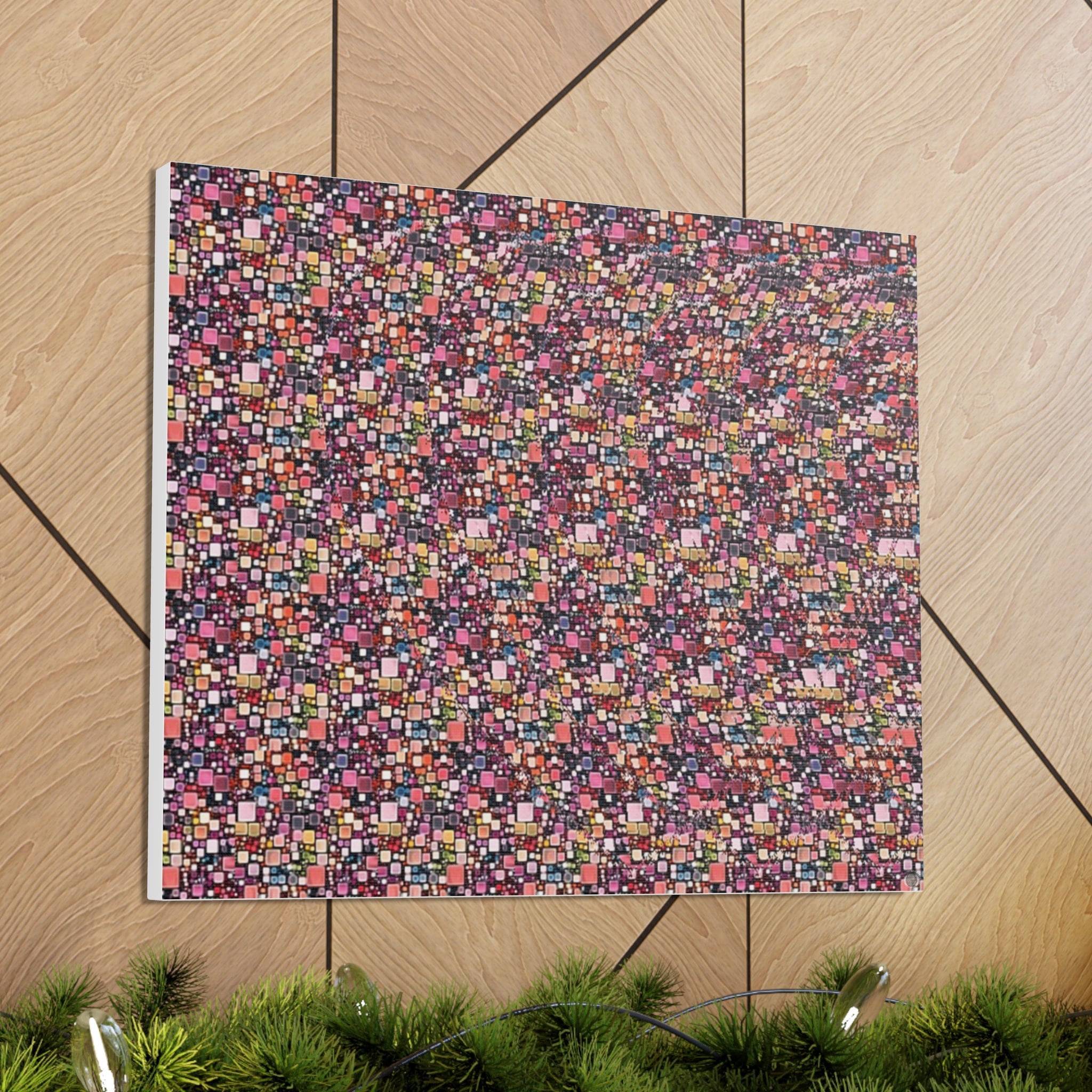 HEART STEREOGRAM CANVAS Gallery Wraps, Sizes 10x8 20x16 24x20, Cotton ...