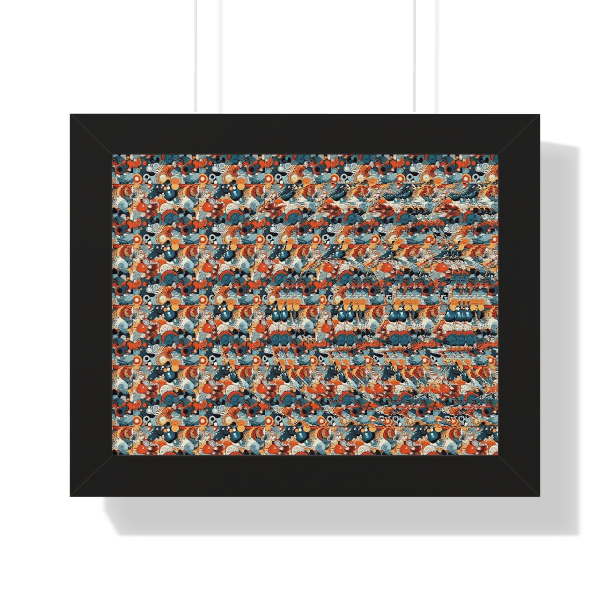 Twist STEREOGRAM Hidden 3D Poster With FRAME, MATTE Finish in Archive ...