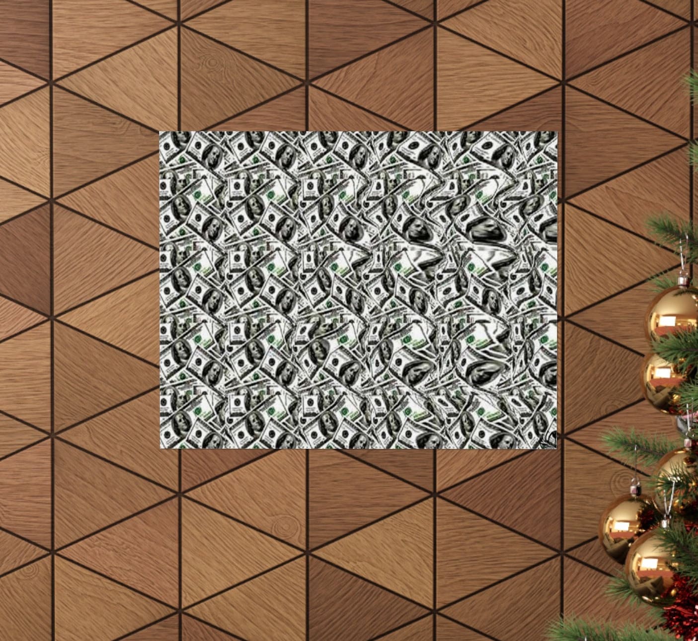 Money Money STEREOGRAM POSTER, Unframed 11x9, 14x11, 18x14, 20x16 ...