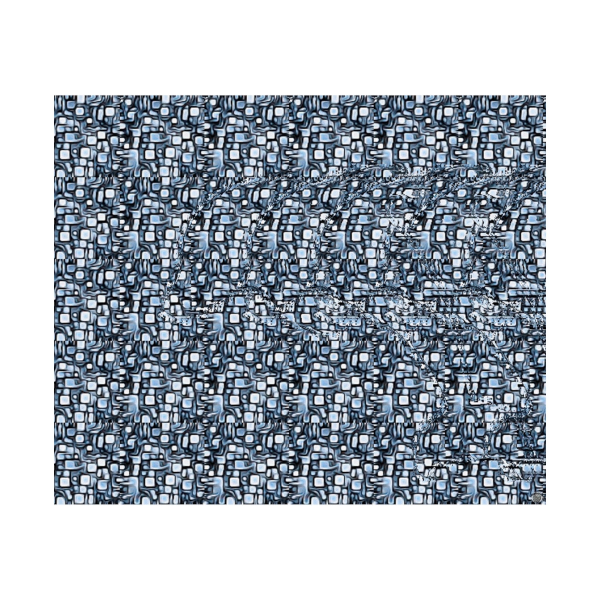 DOLPHIN STEREOGRAM POSTER, Unframed 11x9, 14x11, 18x14, 20x16, 24x20 ...