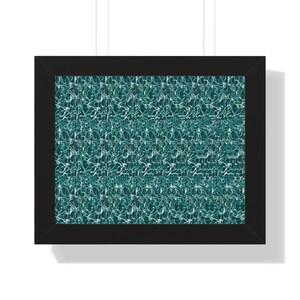Turtle STEREOGRAM Hidden 3D Poster With FRAME, MATTE Finish in Archive ...