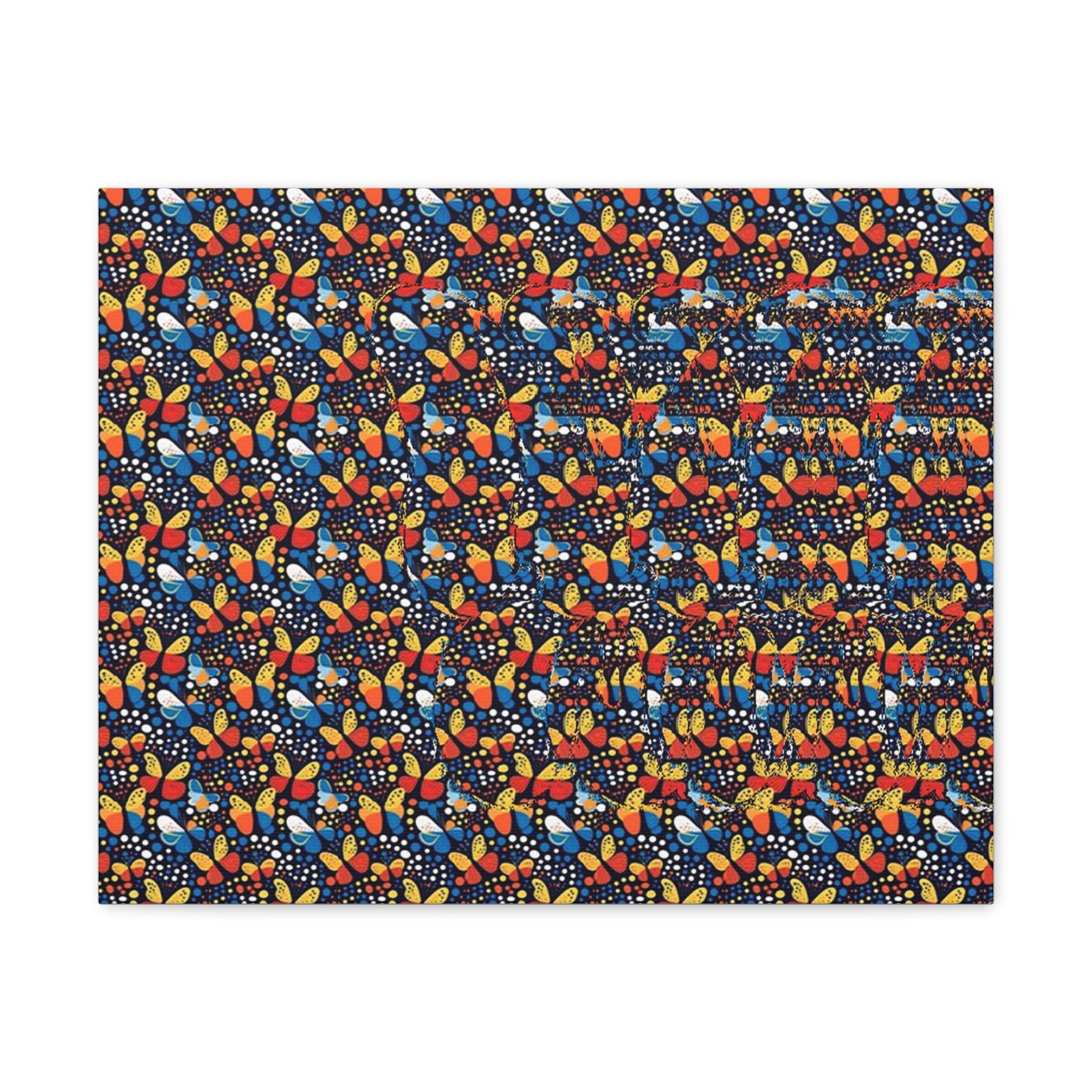 BUTTERFLY STEREOGRAM CANVAS Gallery Wraps, Sizes 10x8 20x16 24x20 ...