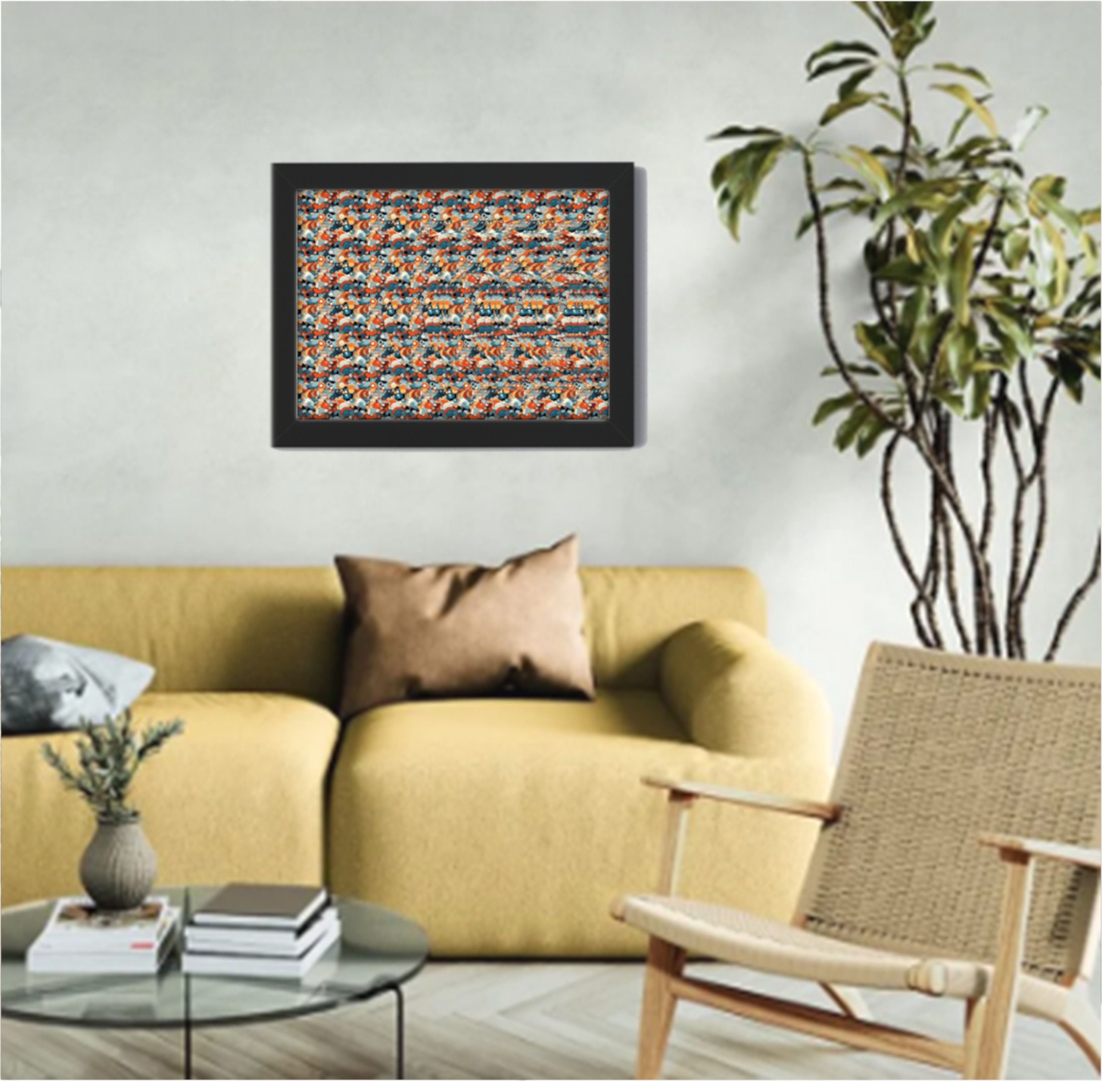 Twist STEREOGRAM Hidden 3D Poster With FRAME, MATTE Finish in Archive ...