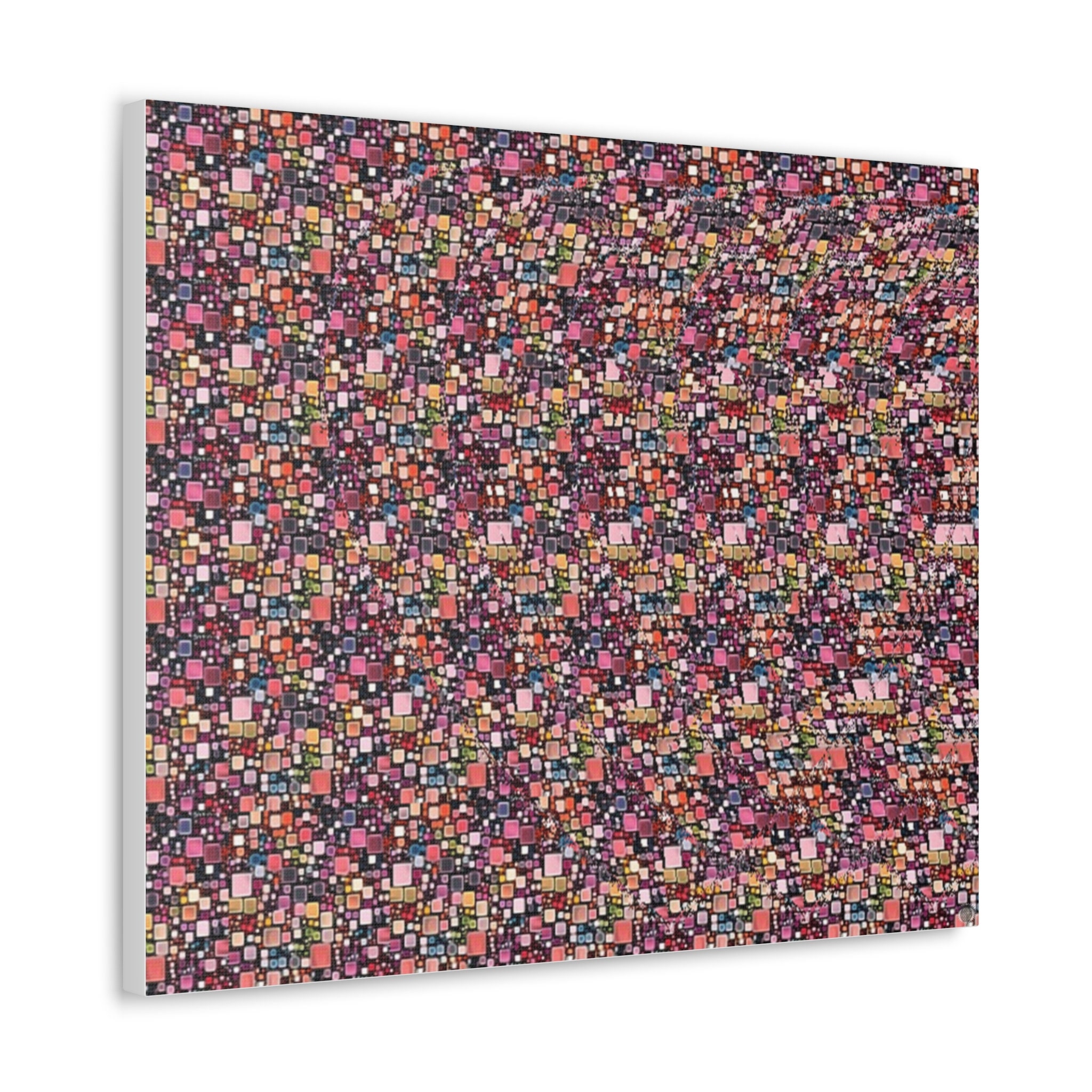 HEART STEREOGRAM CANVAS Gallery Wraps, Sizes 10x8 20x16 24x20, Cotton ...