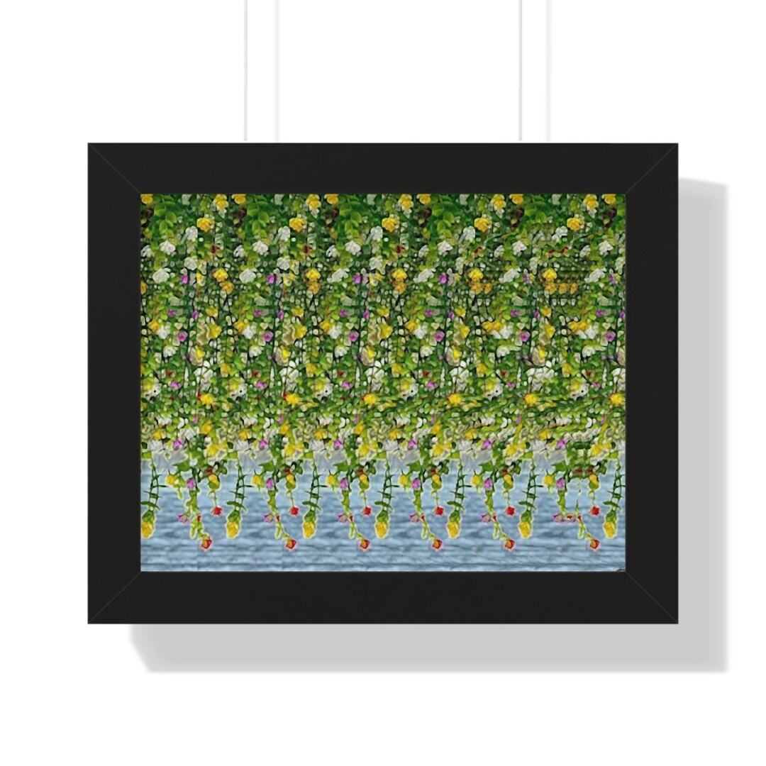 SWAN Stereogram Hidden 3D Poster With FRAME, MATTE Finish in Archive ...