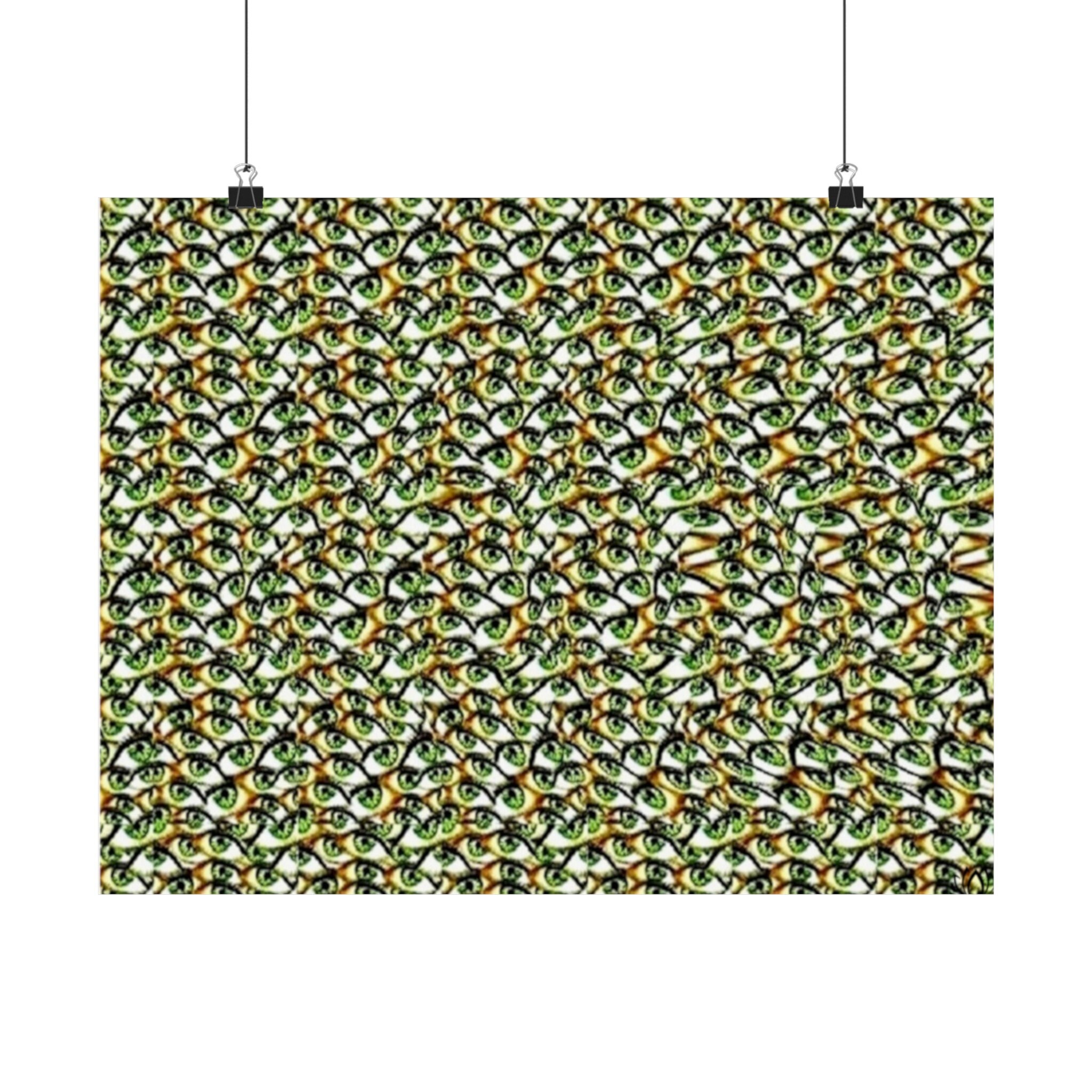 For Your EYES Only STEREOGRAM POSTER, Unframed 11x9, 14x11, 18x14 ...