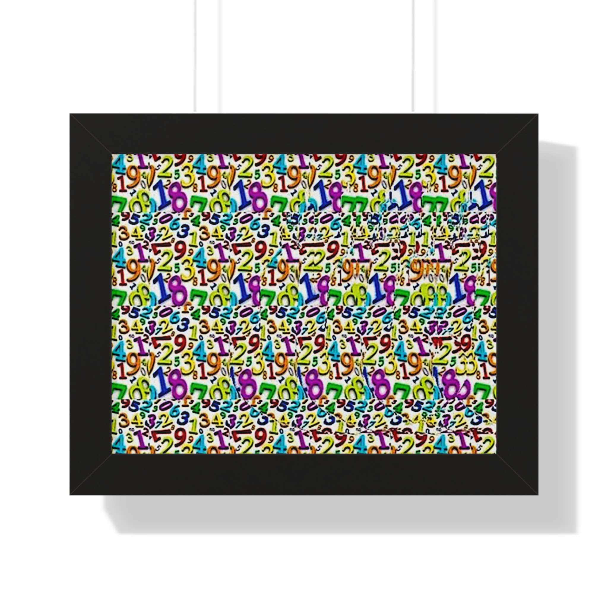 Happy Birthday STEREOGRAM Hidden 3D Poster With FRAME, MATTE Finish in ...