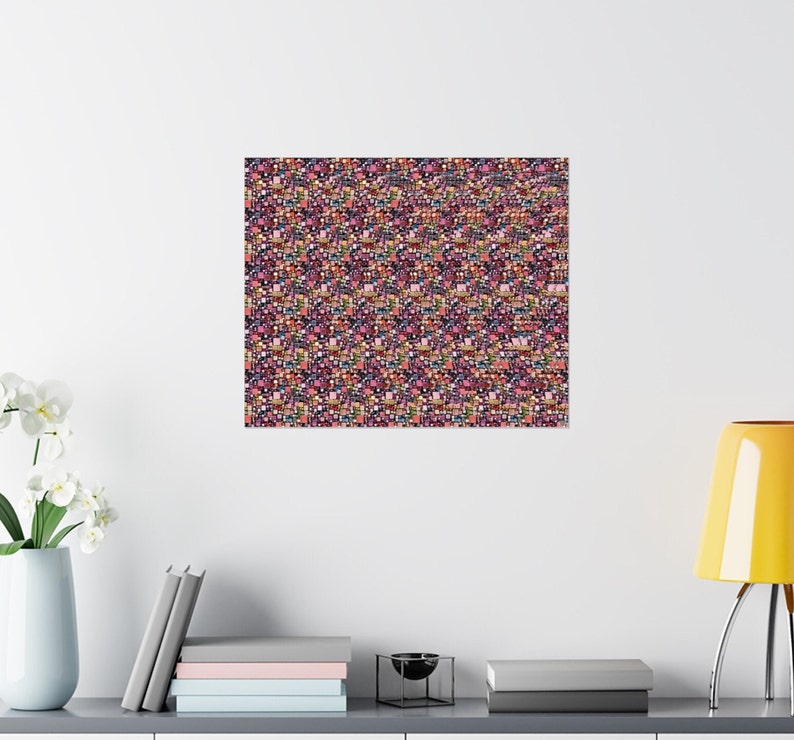 HEART STEREOGRAM POSTER, Unframed 11x9, 14x11, 18x14, 20x16, 24x20 ...
