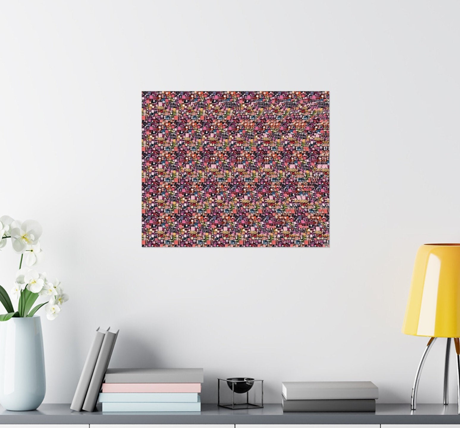 HEART STEREOGRAM POSTER, Unframed 11x9, 14x11, 18x14, 20x16, 24x20 ...