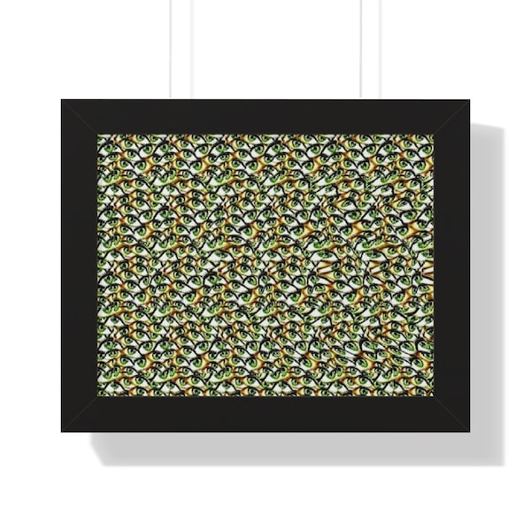 Hidden 3d Stereogram Poster - Etsy