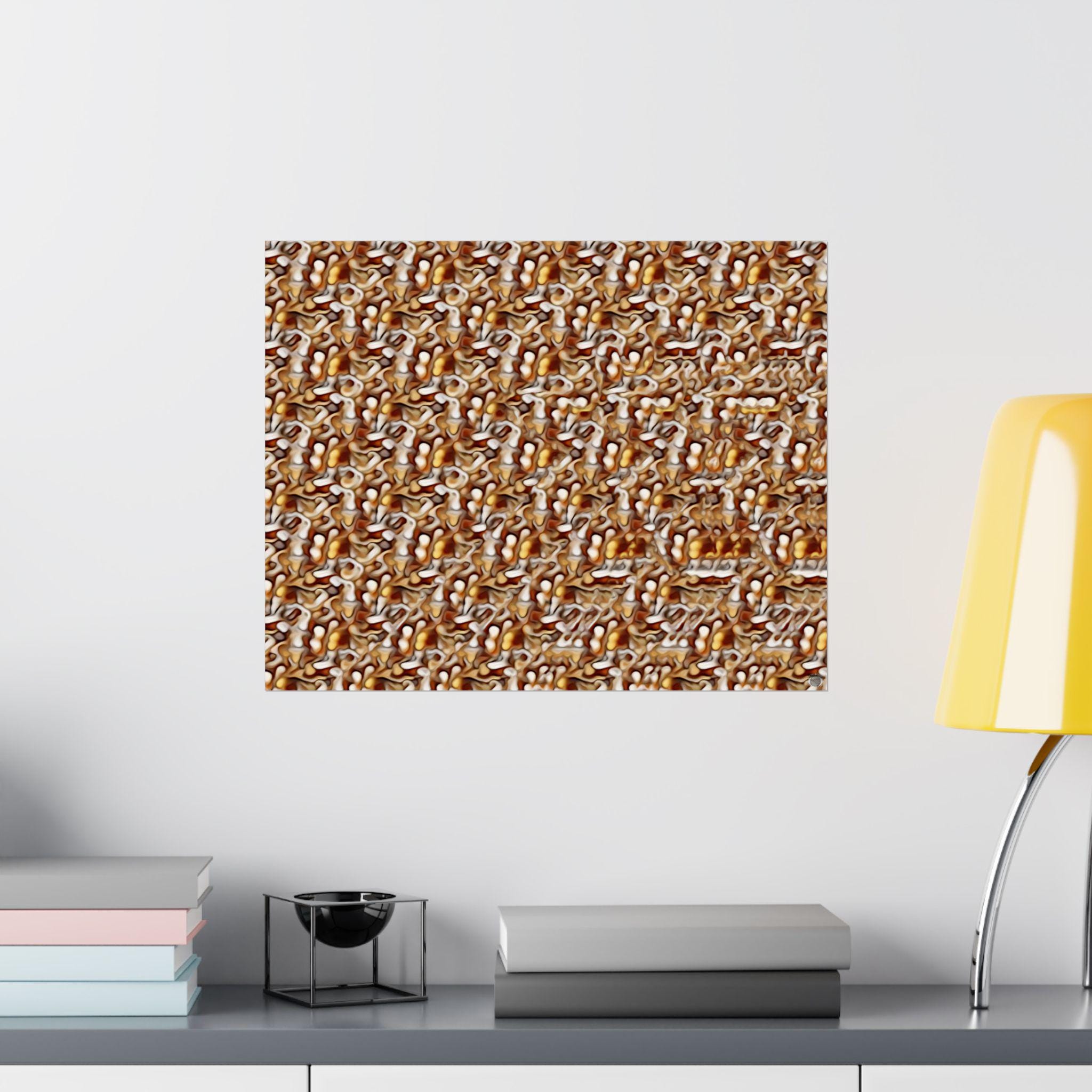 GIRAFFE STEREOGRAM POSTER, Unframed 11x9, 14x11, 18x14, 20x16, 24x20 ...