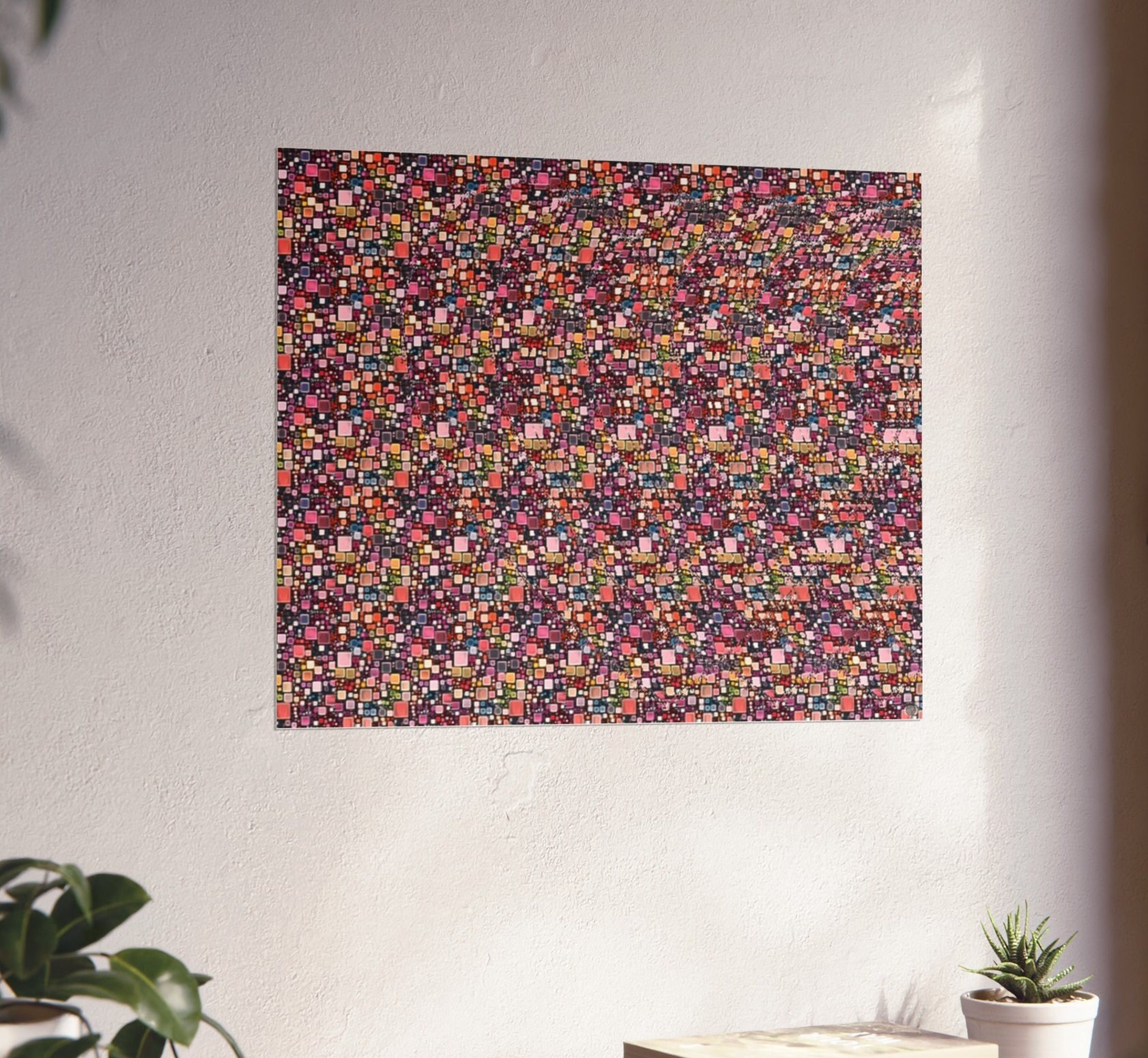 HEART STEREOGRAM POSTER, Unframed 11x9, 14x11, 18x14, 20x16, 24x20 ...