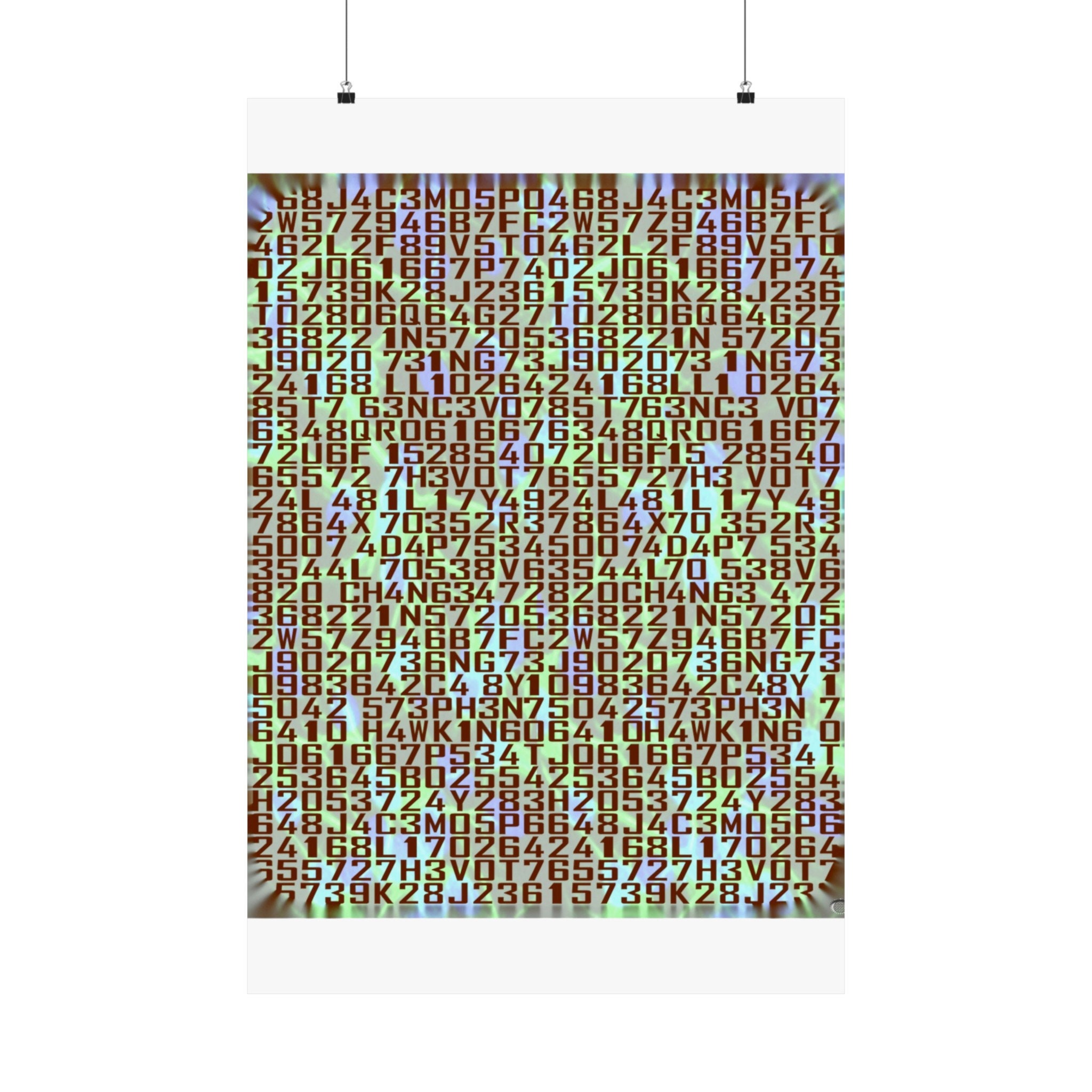 Intelligence STEREOGRAM Matte Vertical POSTER, UNFRAMED, Sizes 9x11 ...