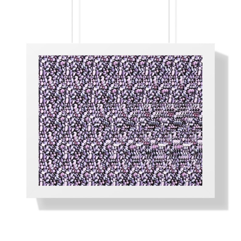 I Love You STEREOGRAM Hidden 3D Poster With FRAME, MATTE Finish in ...