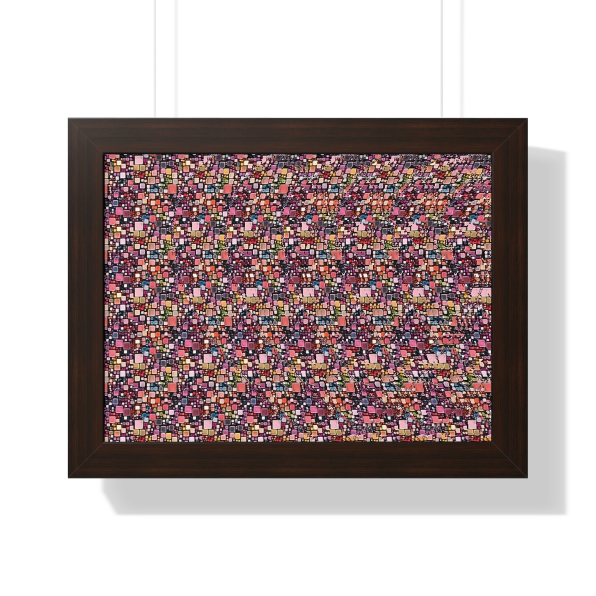 Heart STEREOGRAM Hidden 3D Poster With FRAME, MATTE Finish in Archive ...