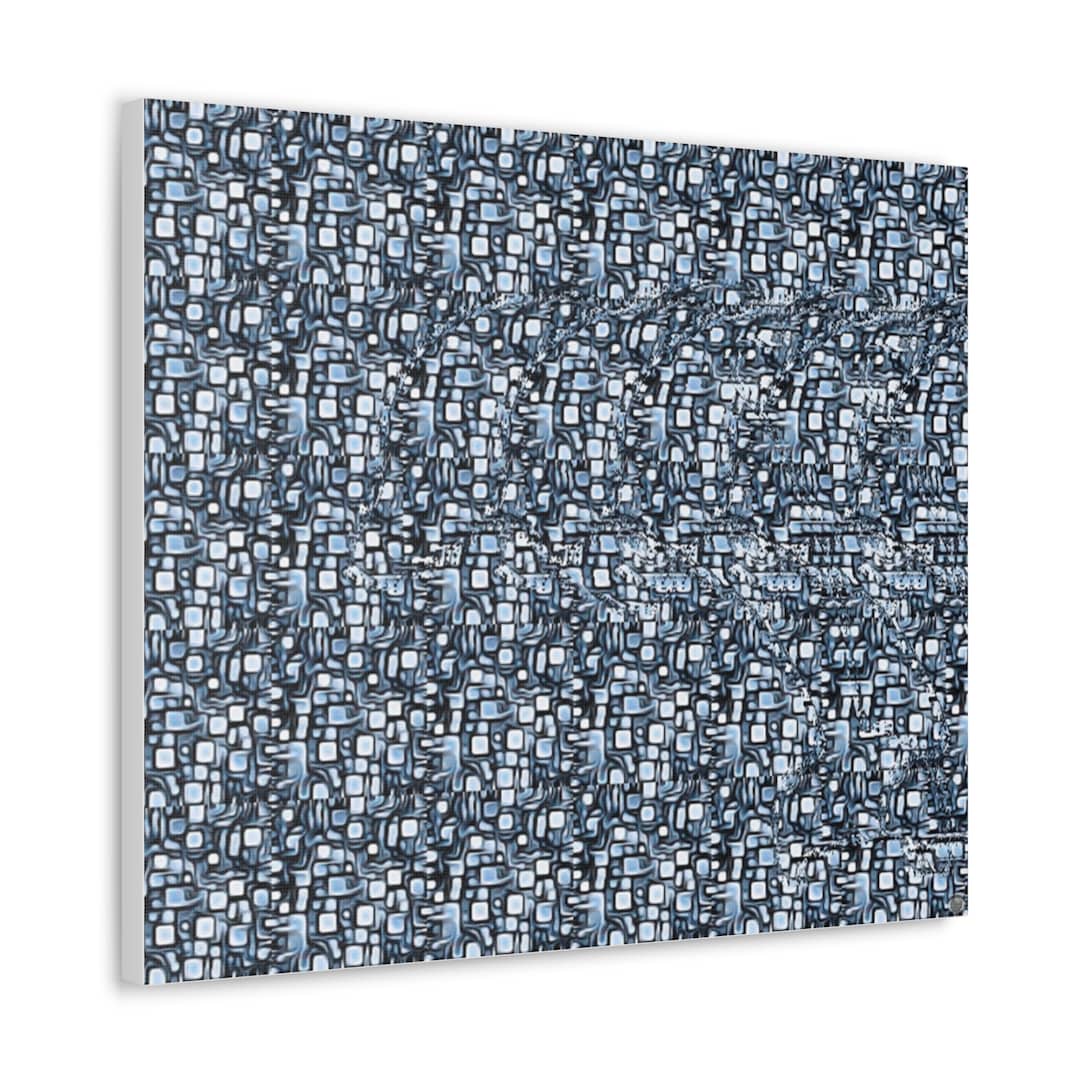 DOLPHIN STEREOGRAM CANVAS Gallery Wraps, Sizes 10x8 20x16 24x20, Cotton ...