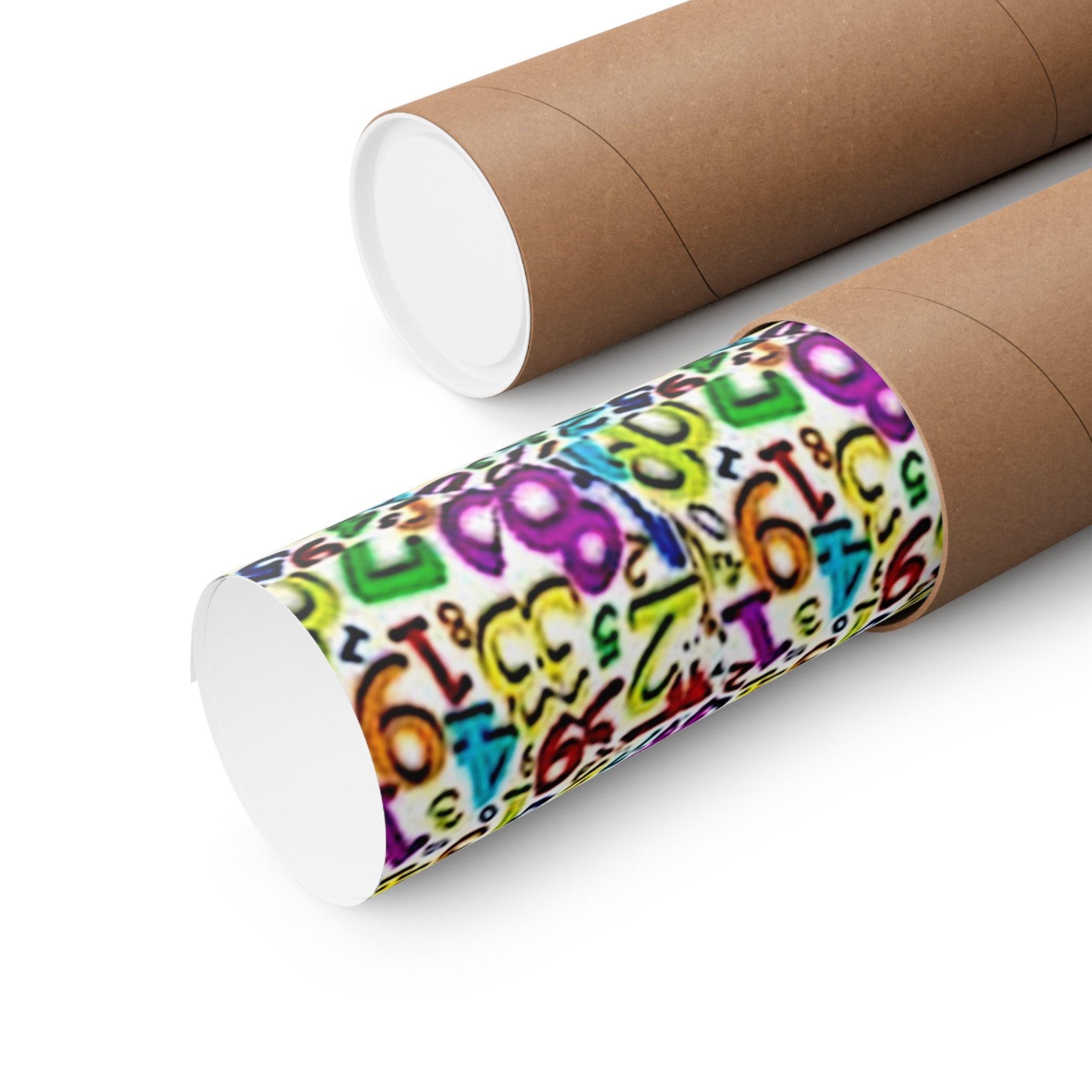 Happy Birthday Stereogram Poster, Unframed 11x9, 14x11, 18x14, 20x16 ...