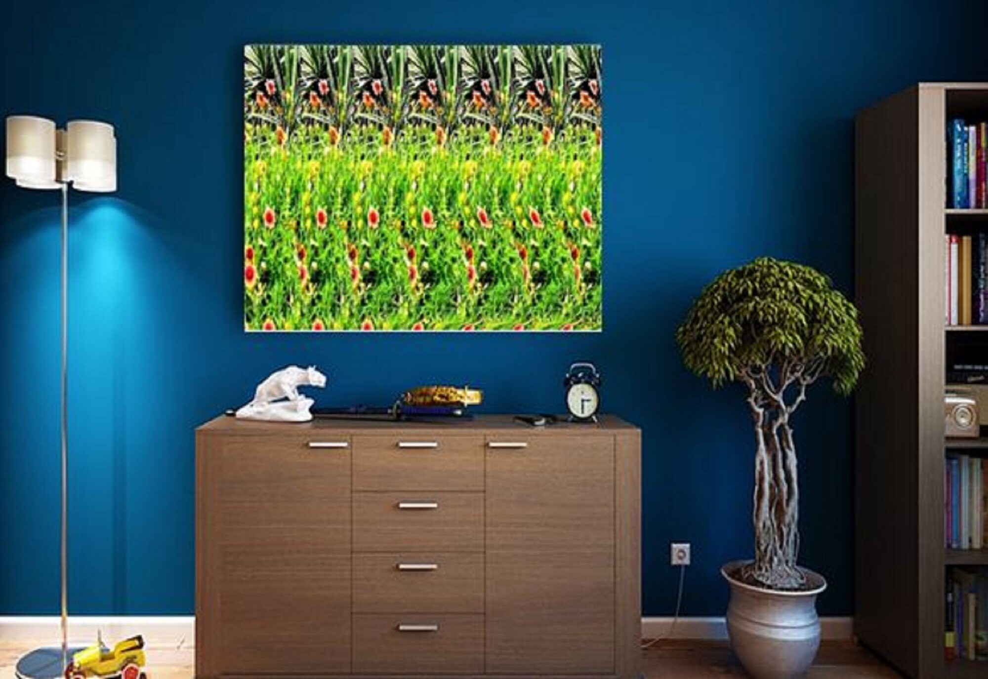 GARDEN CAVE STEREOGRAM Wall Art Canvas Print, Poster Print - Etsy