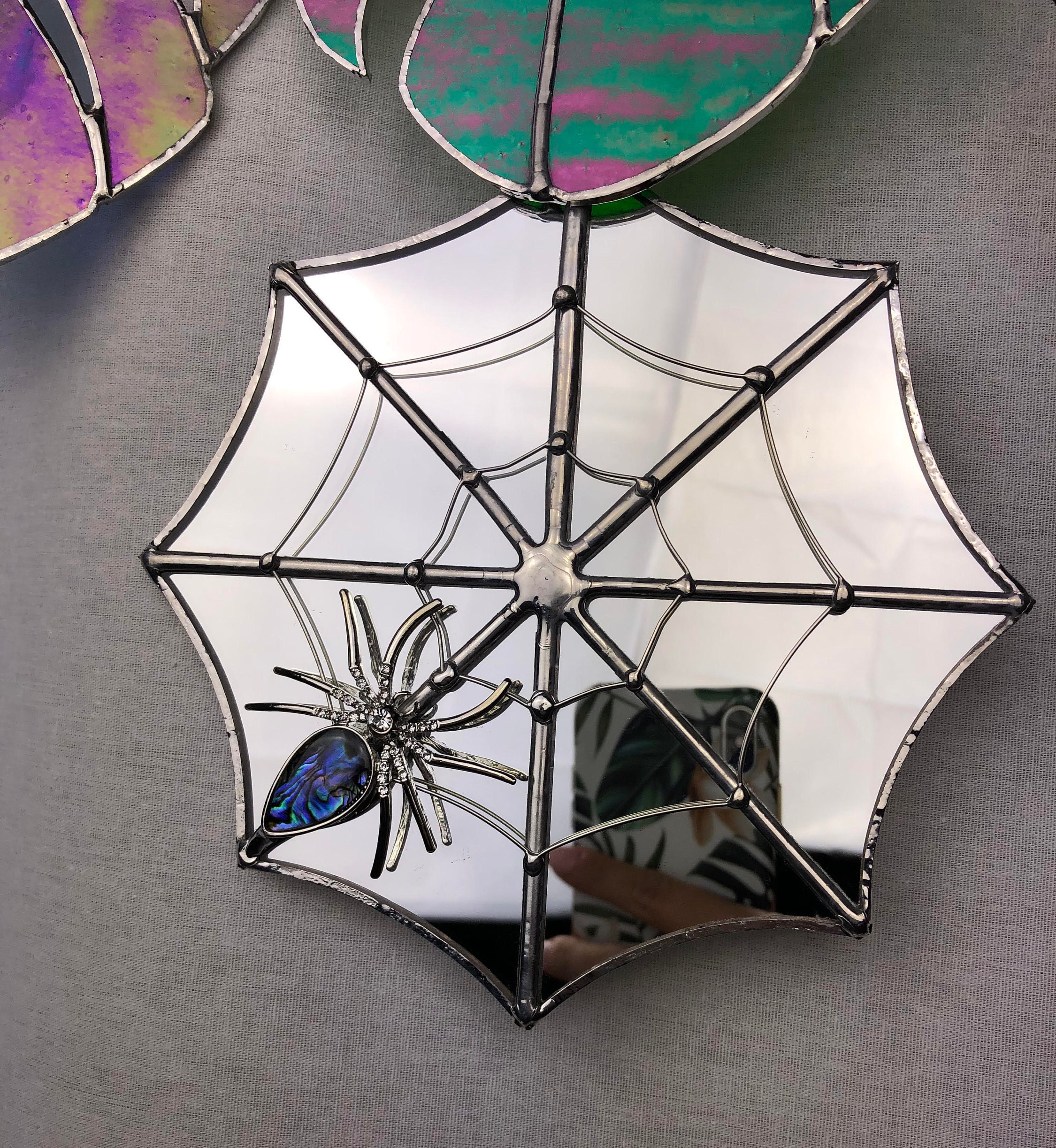 Mirror Spider Web FULL MIRROR | Etsy