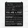 Creative Writing Inspirational Print for Writers / Motivational Writing ...