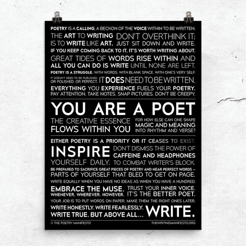 TheWritingManifesto - Etsy